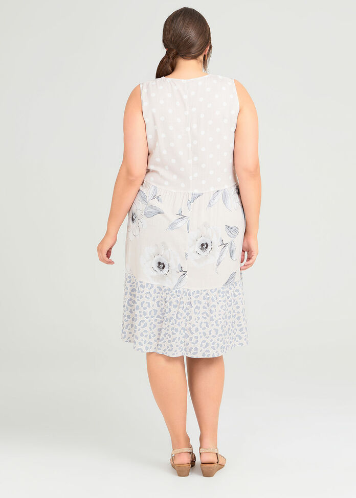 Shop Plus Size Natural Getaway Tier Dress, Multi | Taking Shape AU
