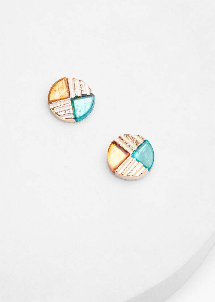 Shop Geo Circle Earrings in Multi | Accessories | Taking Shape AU