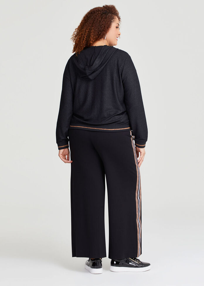 Shop Plus Size Texture Play Zip Jacket, Black | Taking Shape AU