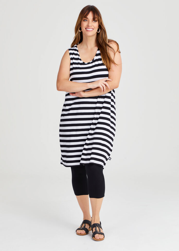 Shop Plus Size Natural Stripe Madison Dress, Multi | Taking Shape AU