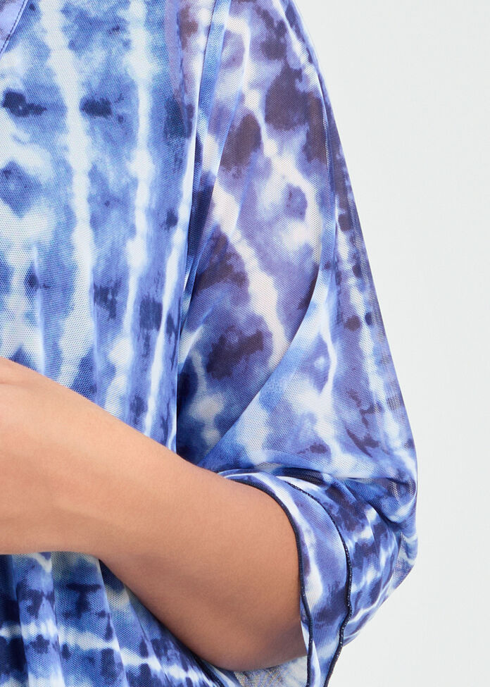 Shop Plus Size Linna Indigo Cardigan, Multi | Taking Shape UK