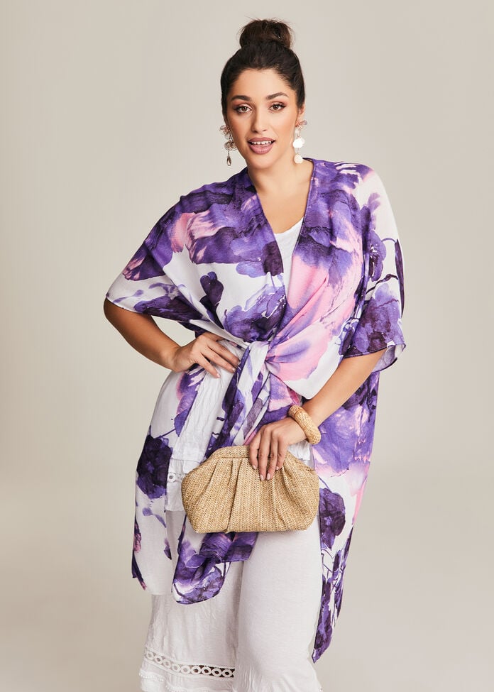 Shop Watercolour Cape in Multi | Accessories | Taking Shape AU