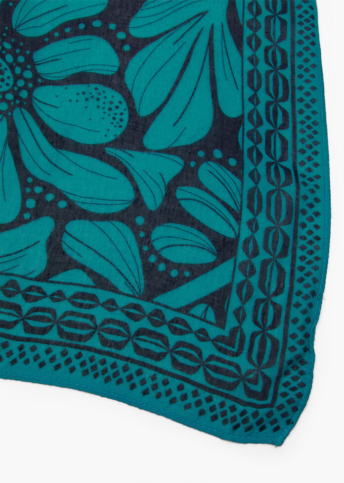 Shop Abstract Scarf in Green | Accessories | Taking Shape NZ