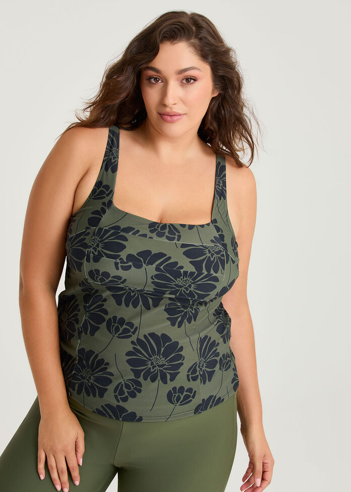 Shop Plus Size Calypso Drift A-line Tankini, Print | Taking Shape NZ
