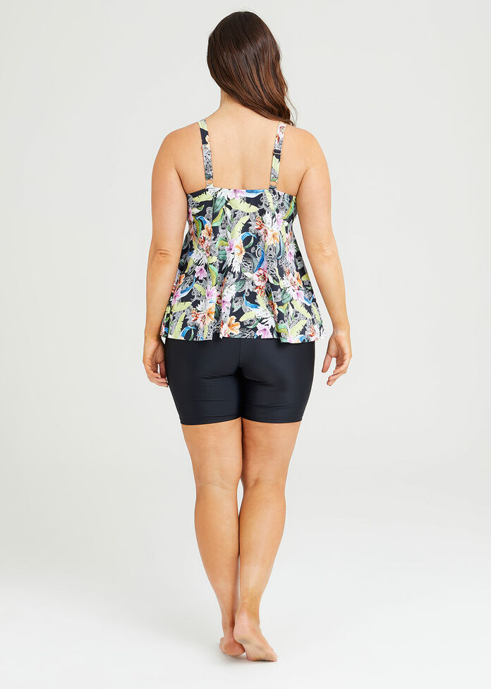 Shop Plus Size Floral Print Layer Tankini in Multi | Taking Shape AU