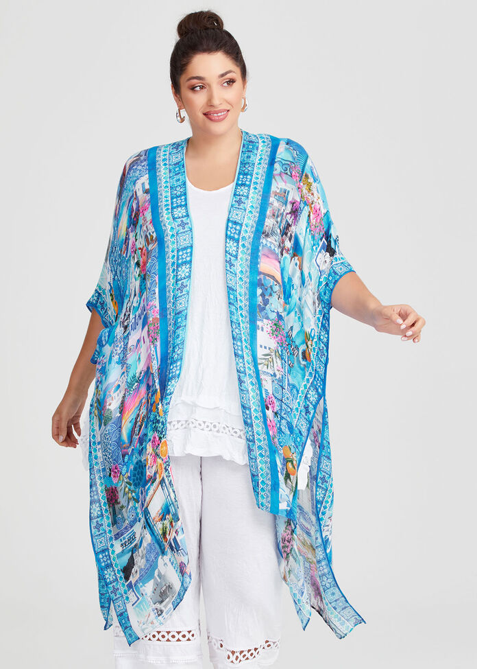 Shop Island Cape Kimono in Multi | Accessories | Taking Shape AU