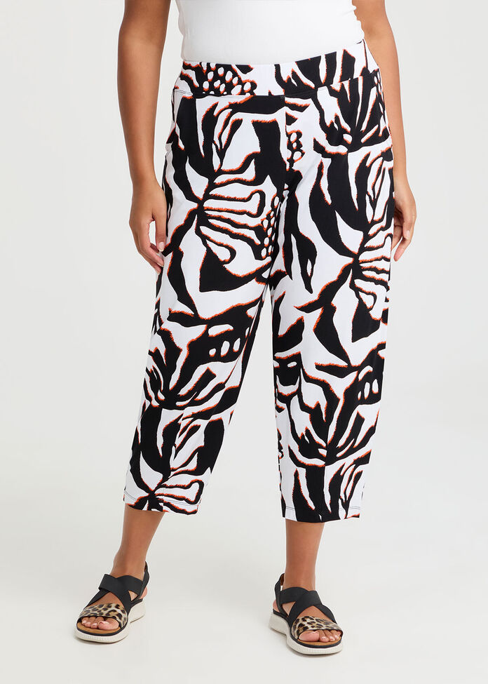 Shop Plus Size Lantern Natural Crop Pant, Multi | Taking Shape CA