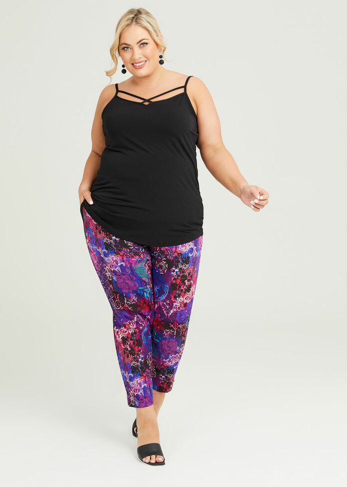 Shop Plus Size Rococo Linen Wide Leg Pant, Multi | Taking Shape AU