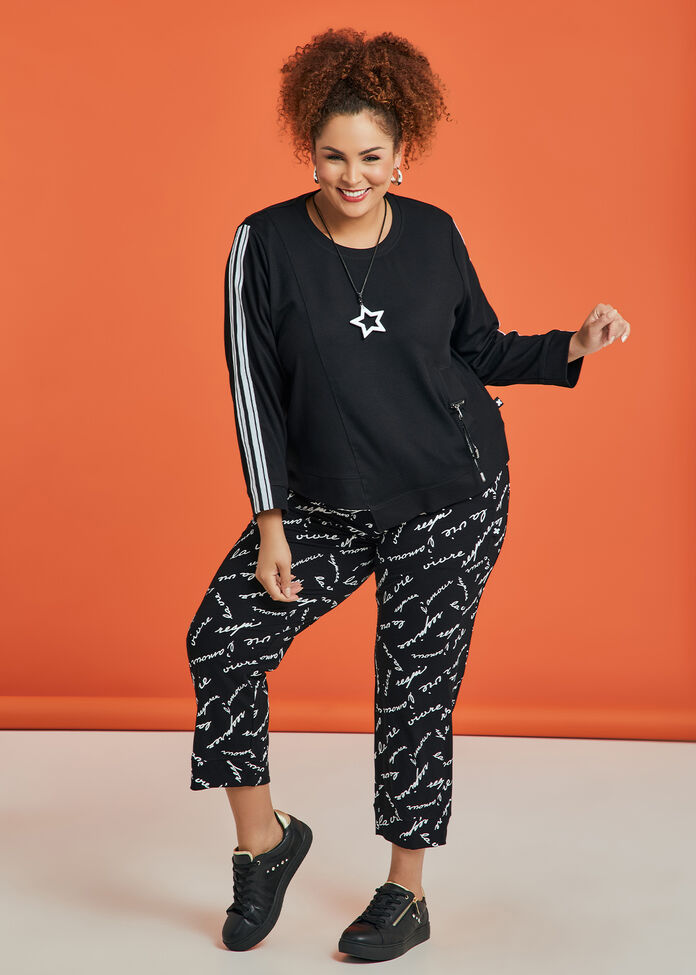 Shop Plus Size Natural Scribe Pant, Multi | Taking Shape AU