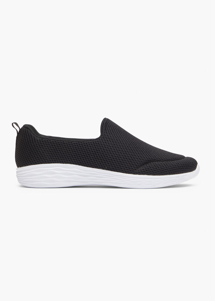 Shop Black Slip On Mesh Sneaker | Comfortable Shoes | Taking Shape AU