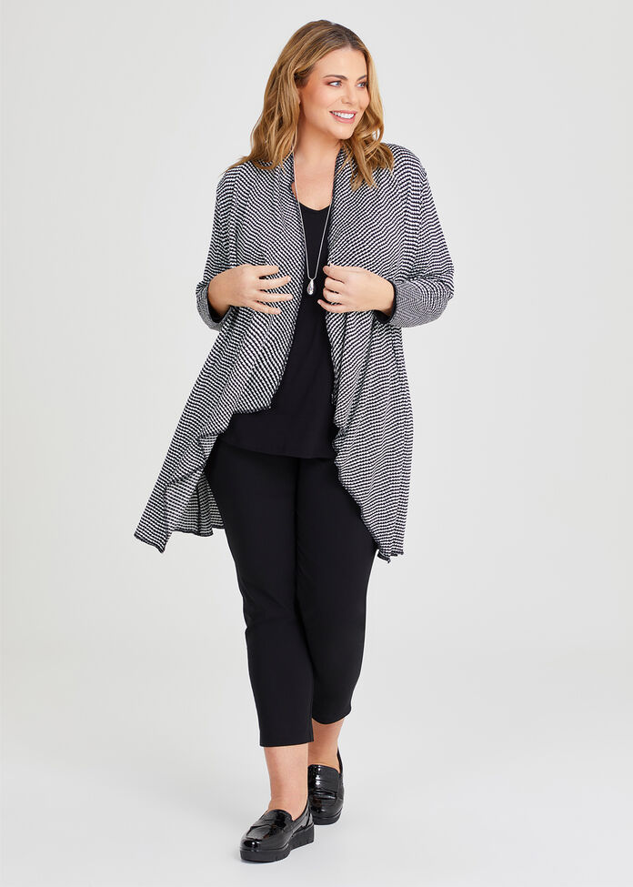 Shop Plus Size Monochromatic Cardigan, Black | Taking Shape AU