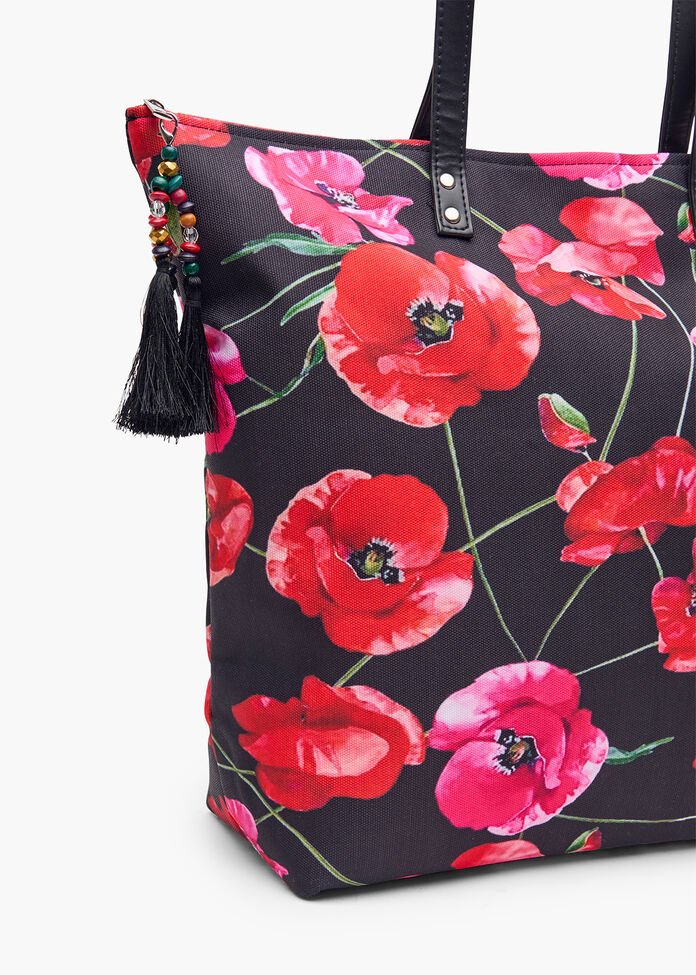 Shop Poppy Print Tote Bag in Multi | Accessories | Taking Shape AU