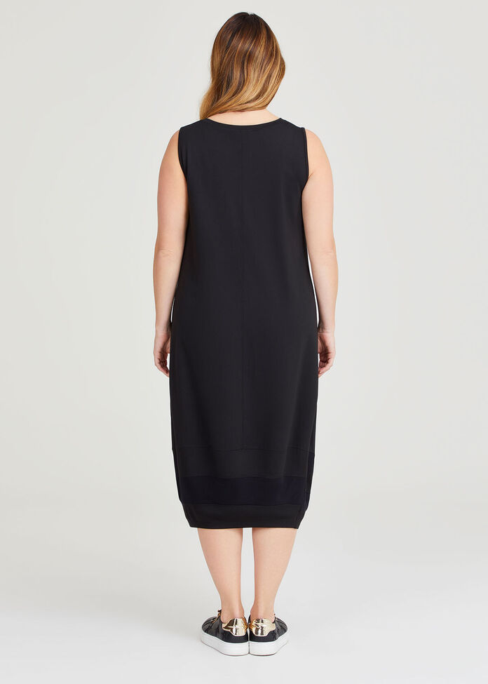 Shop Plus Size Ponte Broadway Dress In Black Taking Shape Au