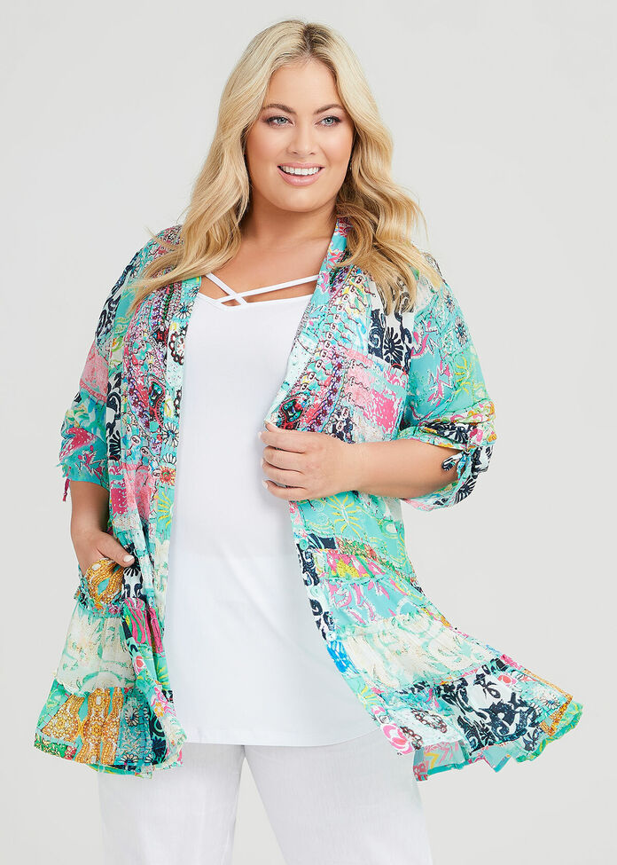 Shop Plus Size Seaside Natural Sparkle Shirt, Multi | Taking Shape AU