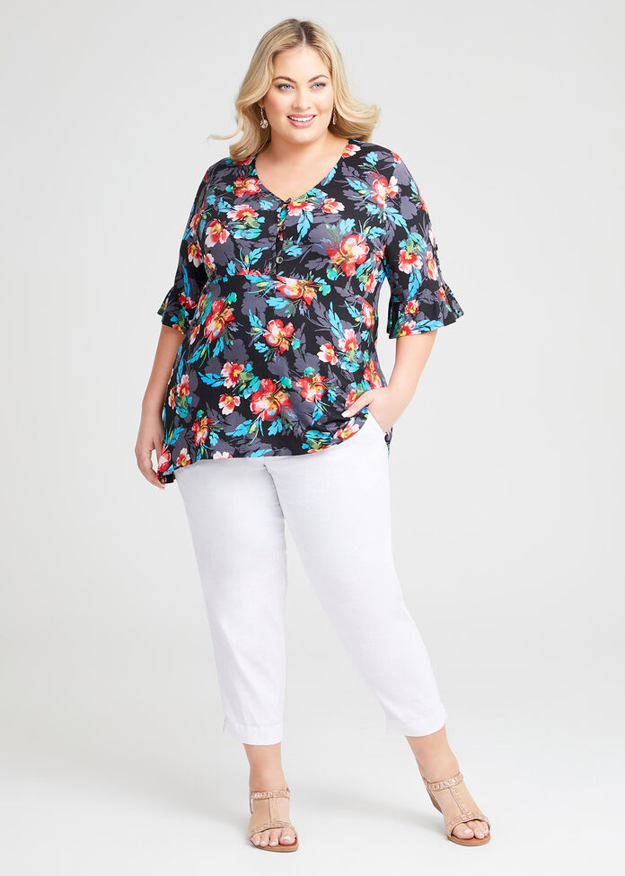 Shop Plus Size Bamboo Azalea Top, Multi | Taking Shape AU