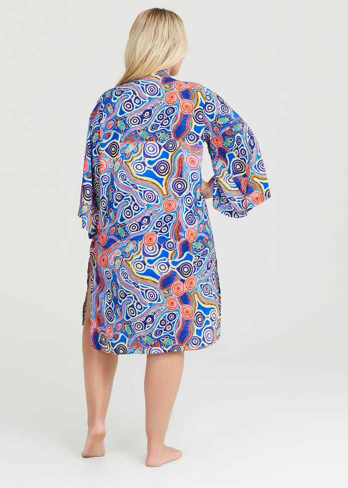 Shop Plus Size Ngawayu Buluru Kimono in Multi | Taking Shape AU