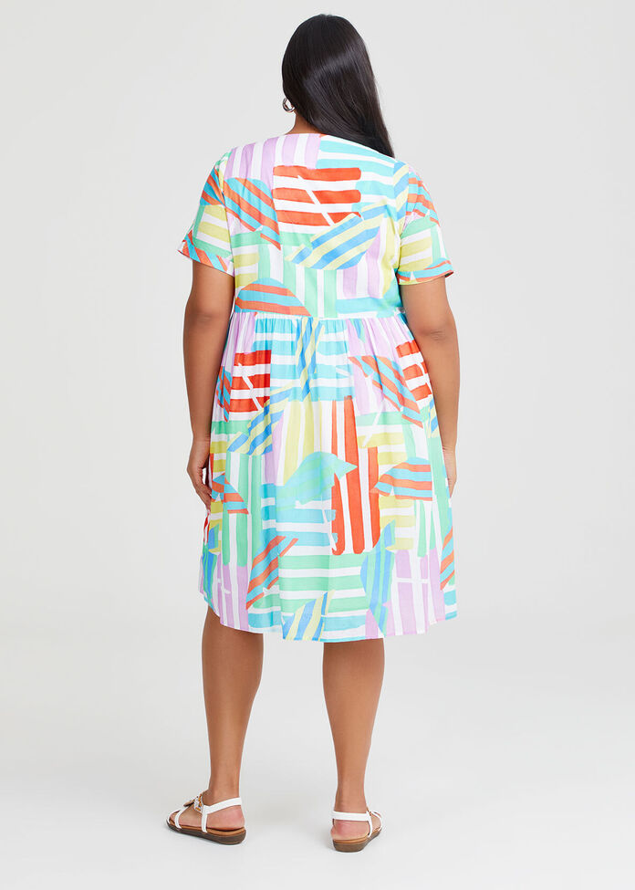 Plus Size Natural Holiday Pocket Dress Umbrella | Taking Shape AU