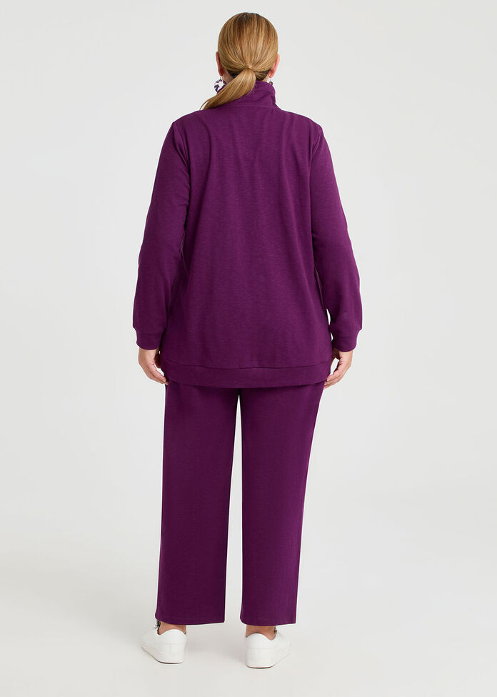 Shop Plus Size Funnel Neck Active Jacket, Red | Taking Shape CA