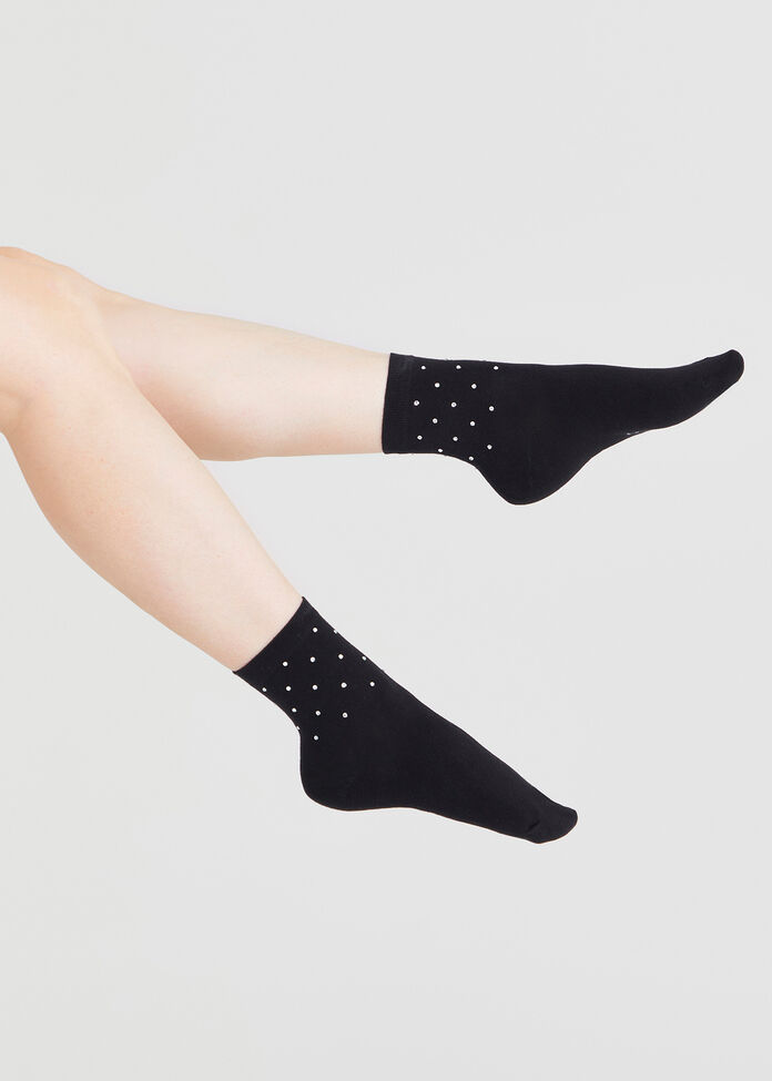 Shop 2 Pack Cotton Rhinestone Socks | Accessories | Taking Shape NZ