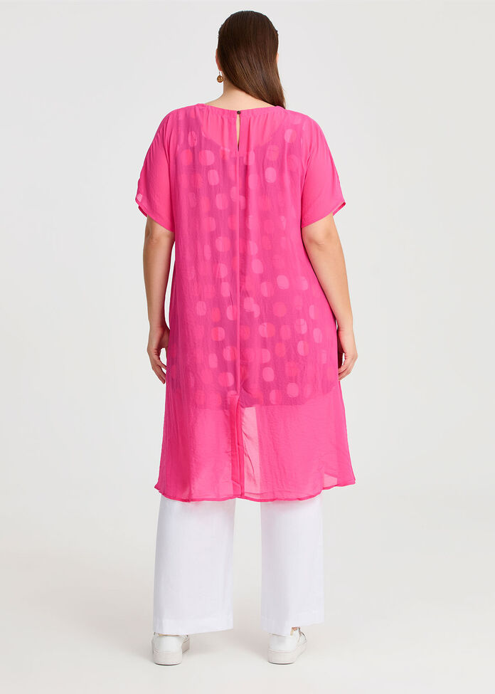 Shop Plus Size Chiffon Airlie Top, Pink | Taking Shape AU