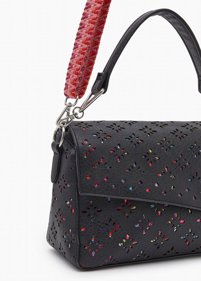 Shop Lasercut Multicolour Bag in Black | Accessories | Taking Shape AU