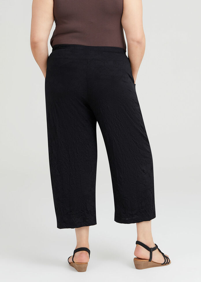 Shop Plus Size Retreat Crush Crop Pant, Black | Taking Shape AU