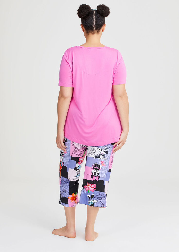Plus Size Minnie Mouse Pyjama Top Pink Disney | Taking Shape AU