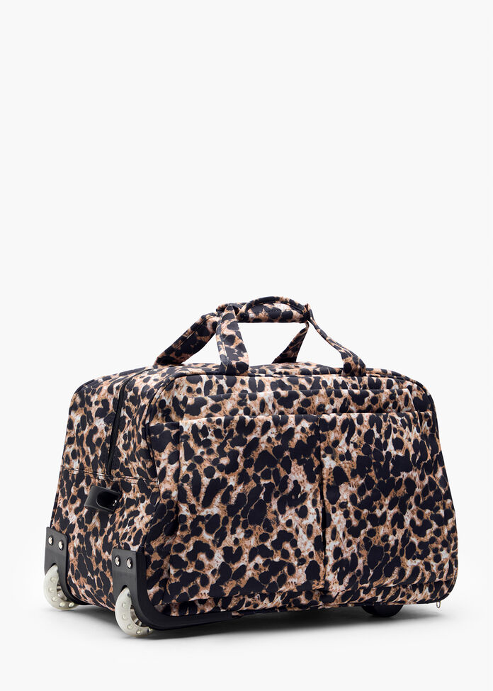 Shop Leopard Weekender On Wheels in Multi | Accessories | Taking Shape AU