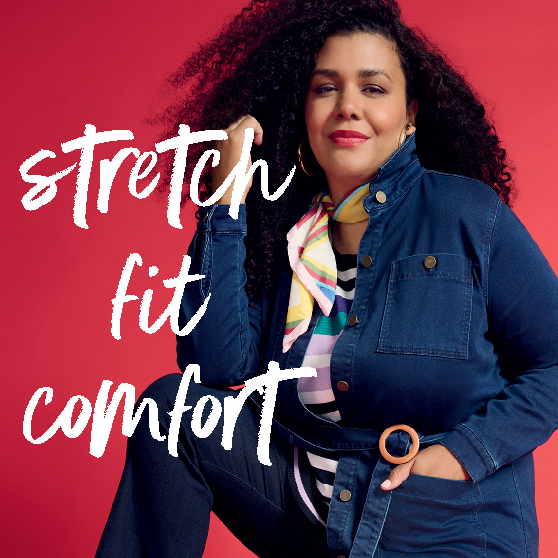 How To Wear Denim Plus Size: Joggers & Jeans | Taking Shape AU