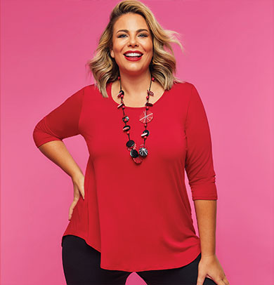 Plus Size Basics Tops, Bottoms & Dresses | Taking Shape NZ