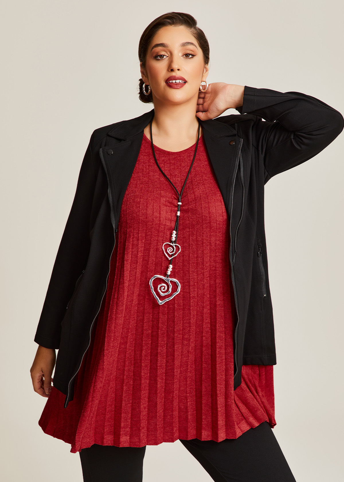 Shop Plus Size Bamboo Ponte Fundamental Jacket, Black | Taking Shape CA