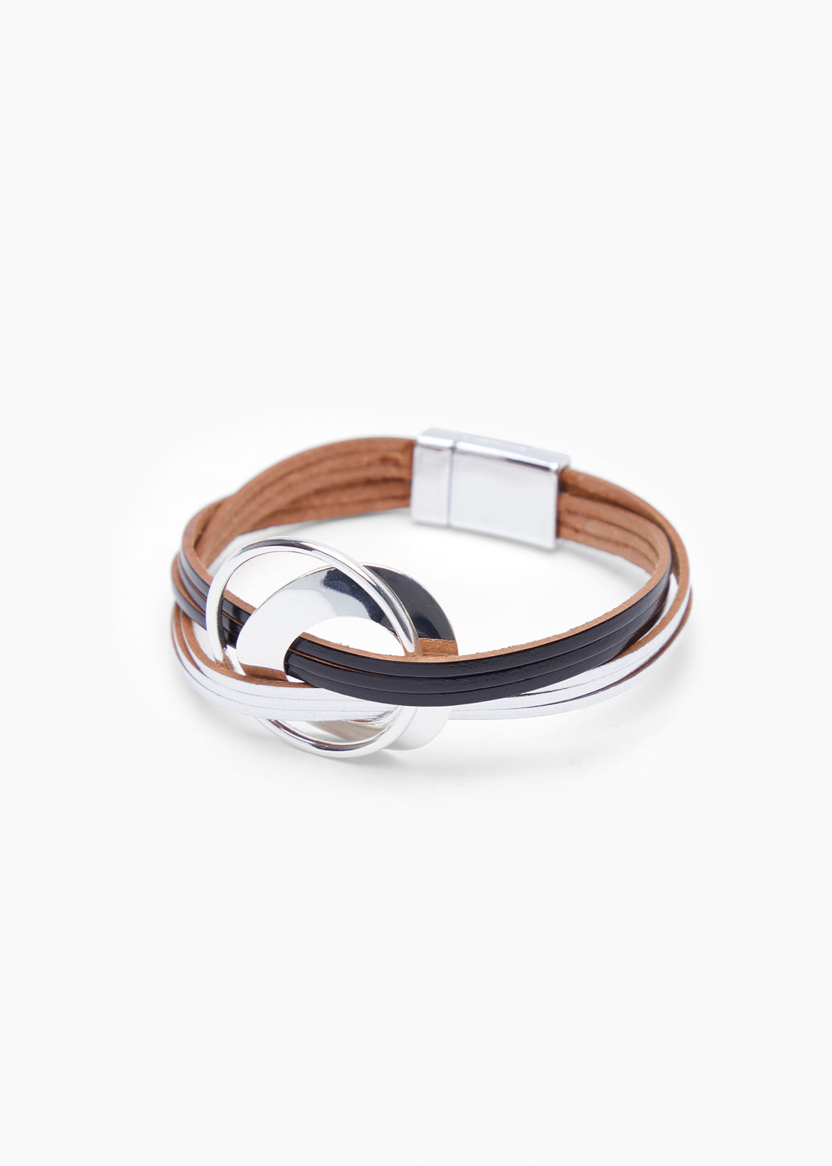 Shop Thin Circle Magnetic Bracelet in Black | Accessories | Taking Shape NZ