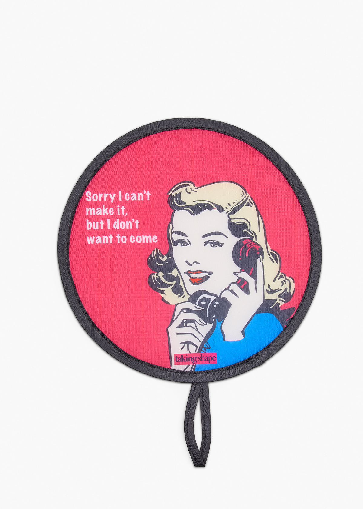 Shop Retro Lady Twist Fan in Red | Accessories | Taking Shape AU
