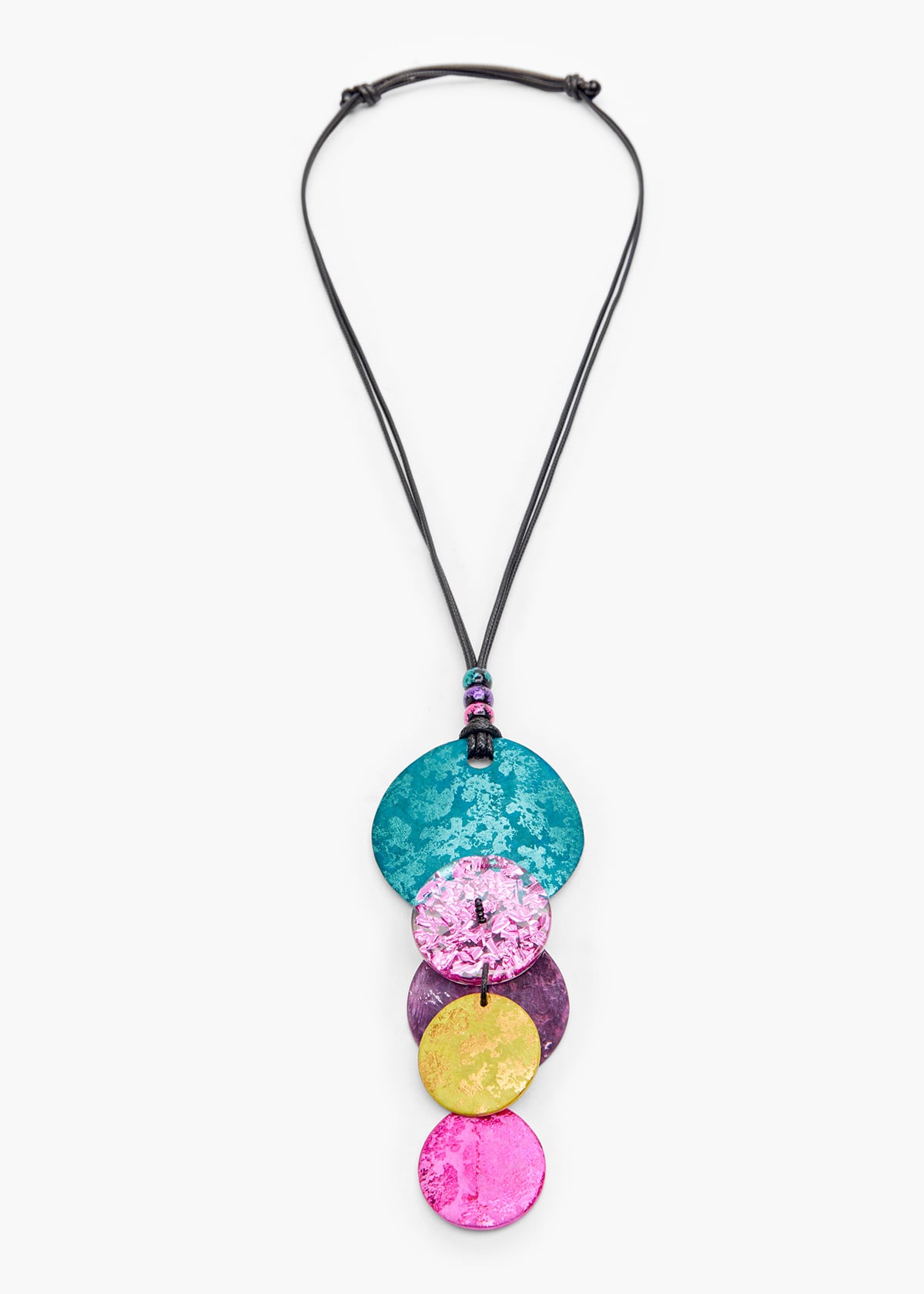 Shop Metallic Foil Necklace in Multi | Accessories | Taking Shape AU