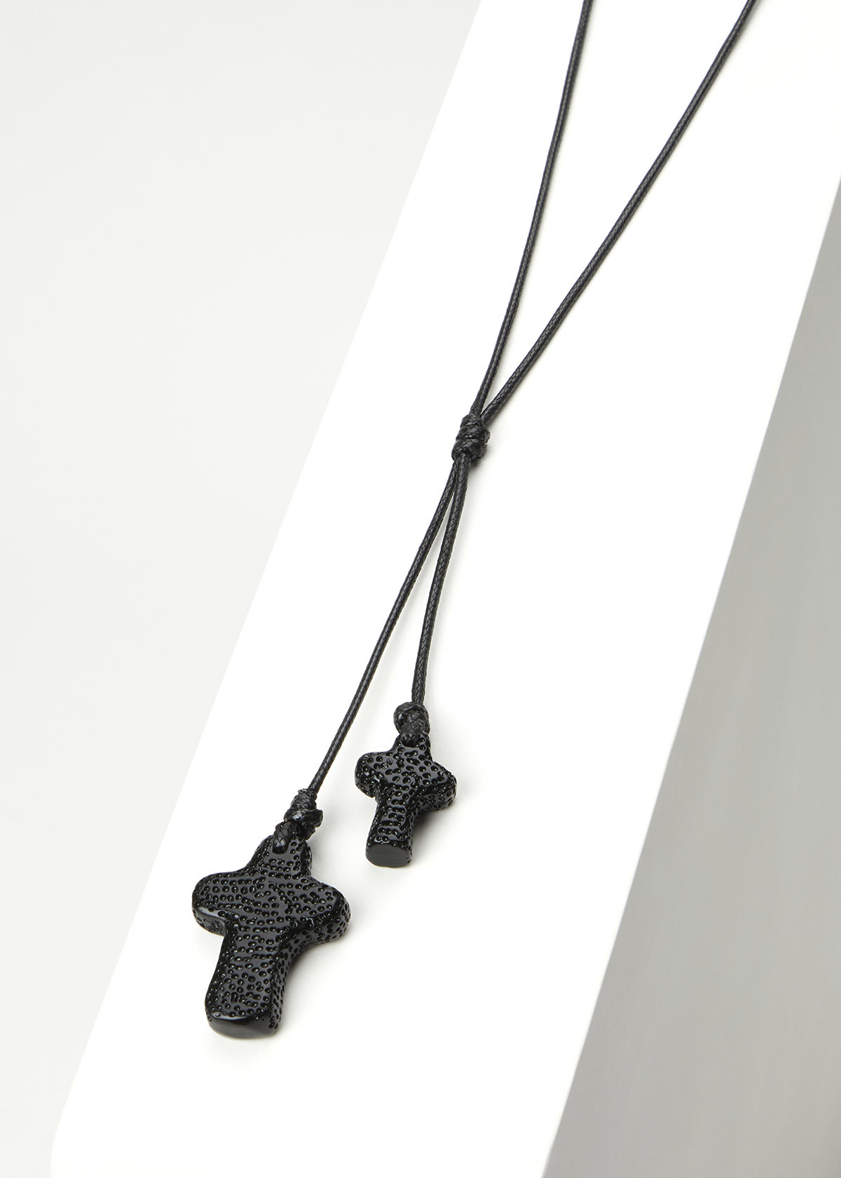 Shop Double Cross Necklace in Black | Accessories | Taking Shape AU