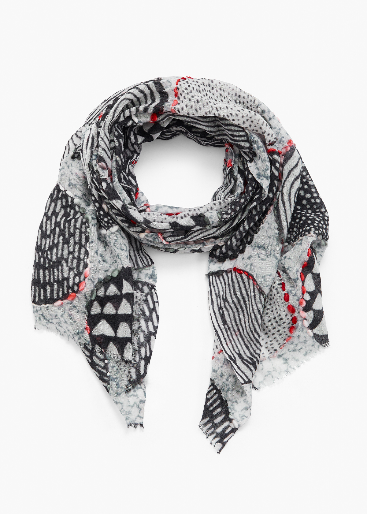 Shop Circle Wool Scarf in Multi | Accessories | Taking Shape AU