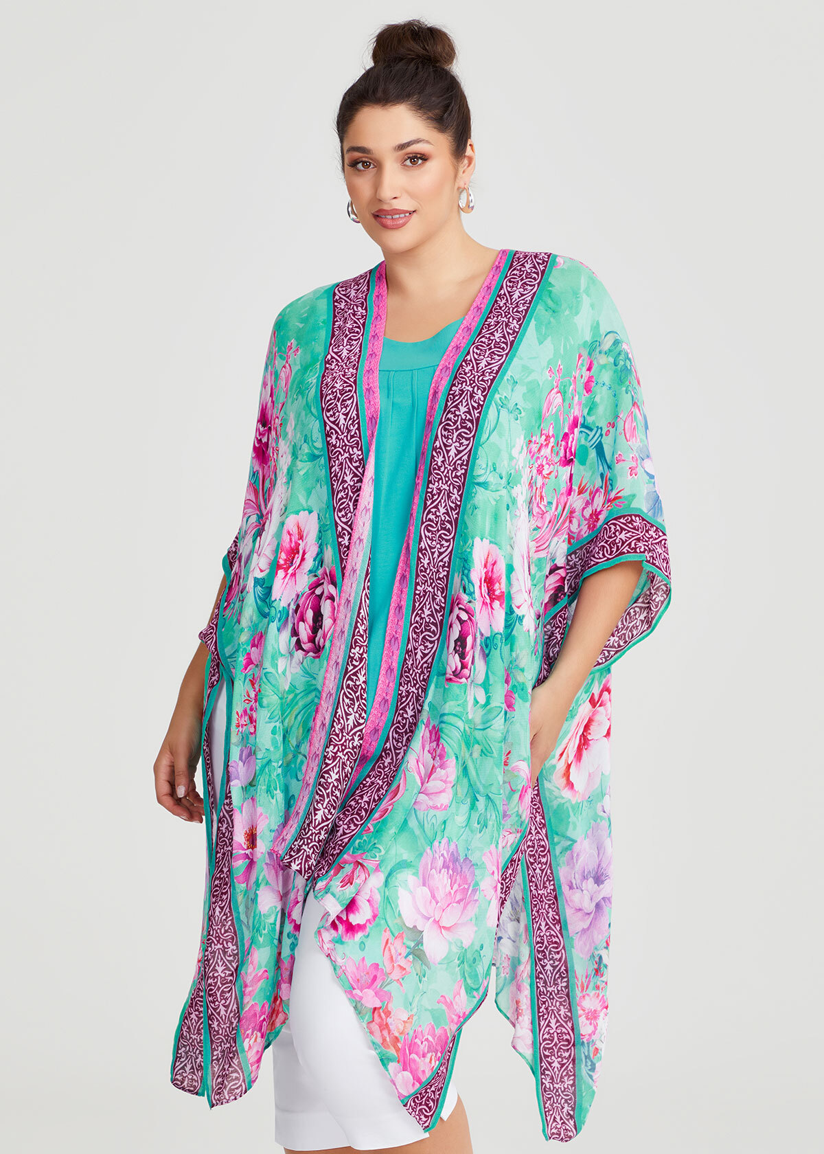 Shop Pretty Floral Cape in Multi | Accessories | Taking Shape AU