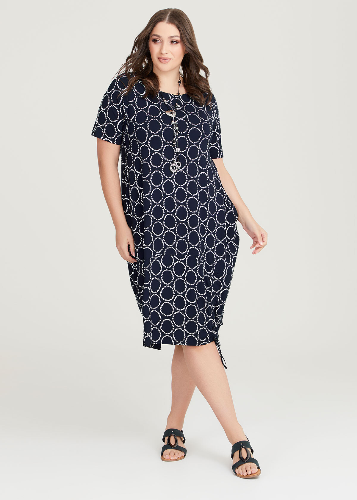 Shop Plus Size Natural Addison Dress, Multi | Taking Shape SG