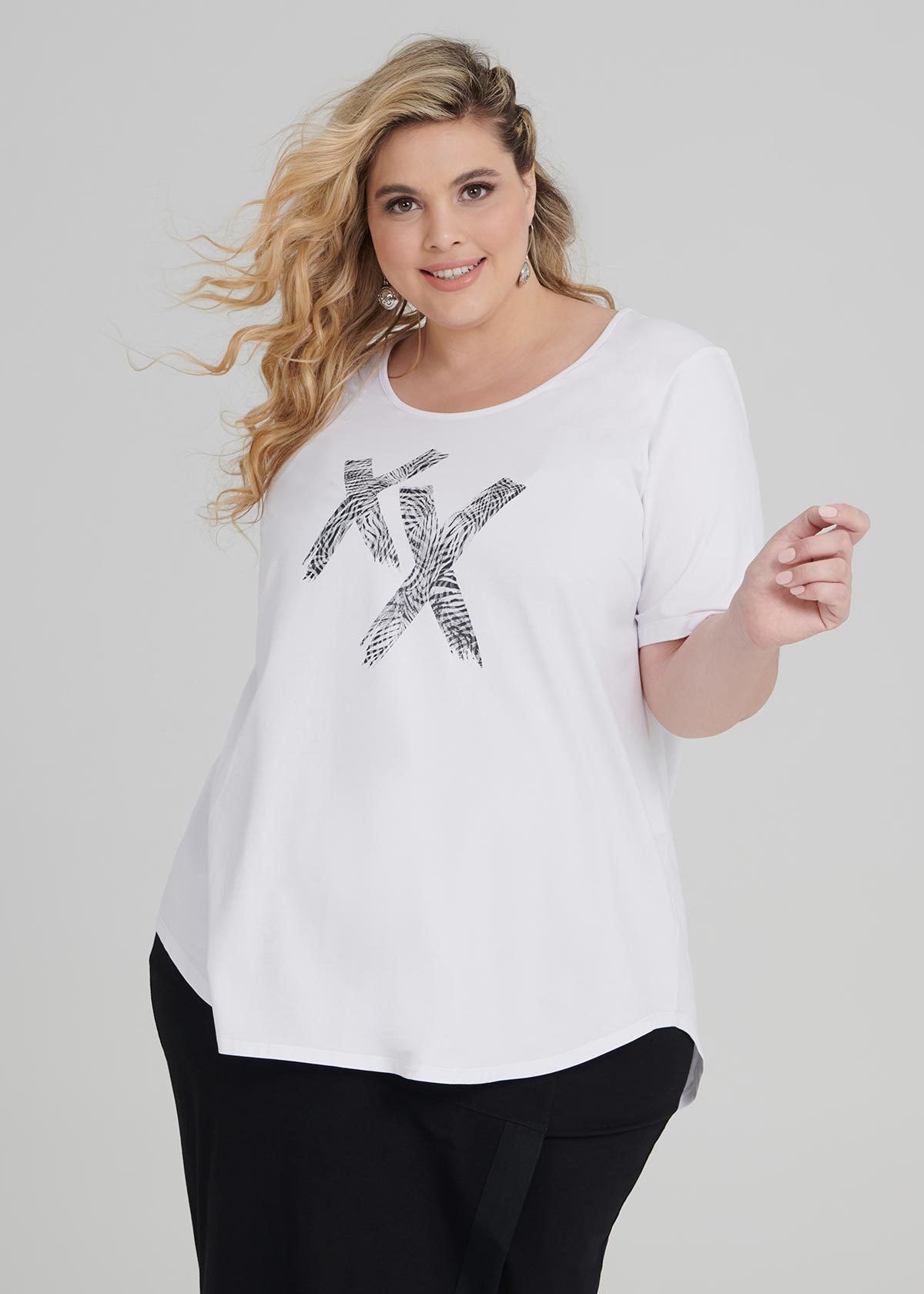 Shop Plus Size Cotton Revival Top in White | Taking Shape AU