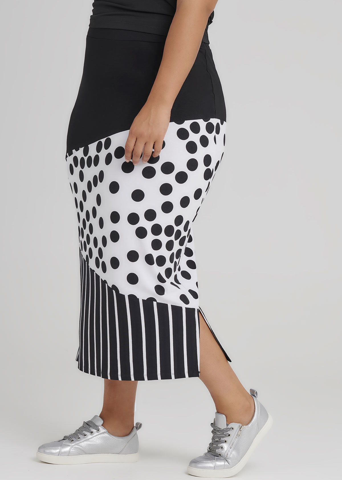 Shop Plus Size Crazy For You Skirt, Print | Taking Shape NZ