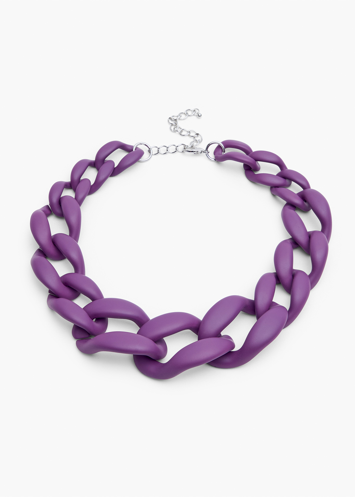 Shop Chunky Chain Necklace in Purple | Accessories | Taking Shape AU