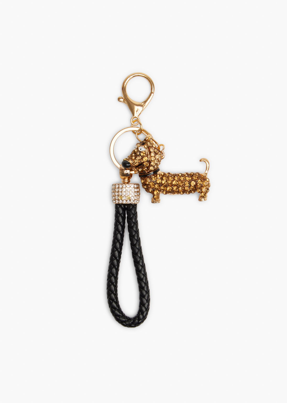 Shop Bling Dog Bag Charm in Gold | Accessories | Taking Shape NZ