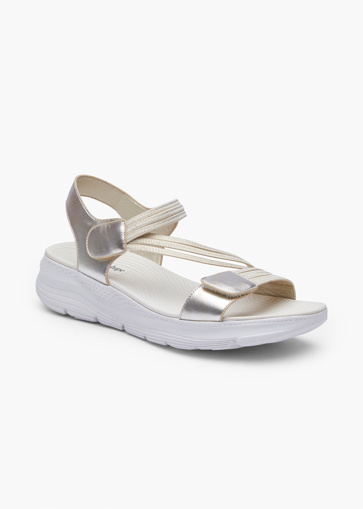 Shop Gold Thick Sole Flex Comfort Sandal | Comfortable Shoes | Taking ...