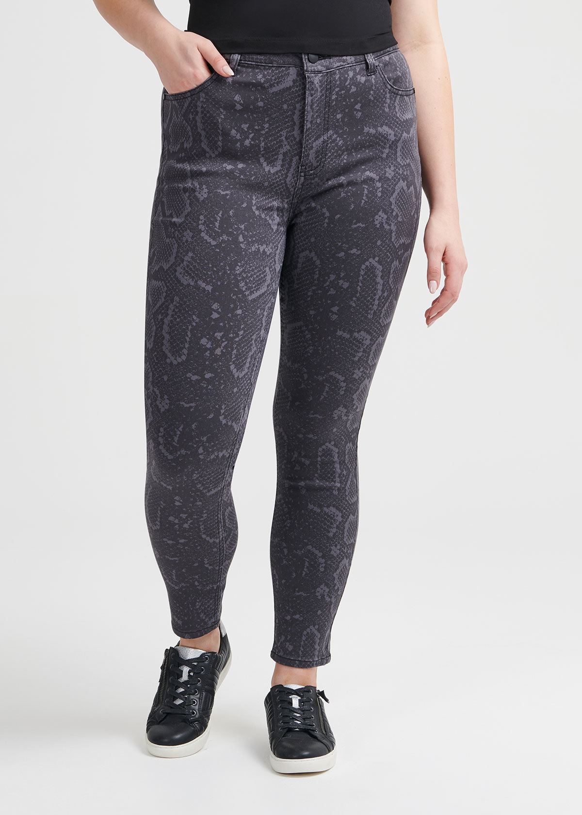 Shop Plus Size Python Denim Jean, Print | Taking Shape AU