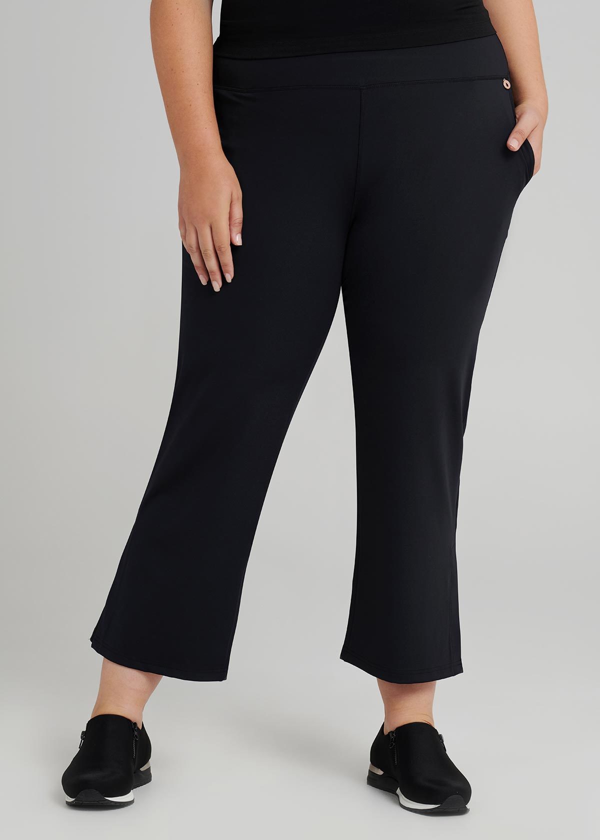 Shop Plus Size Yoga Long Pant, Black | Taking Shape NZ