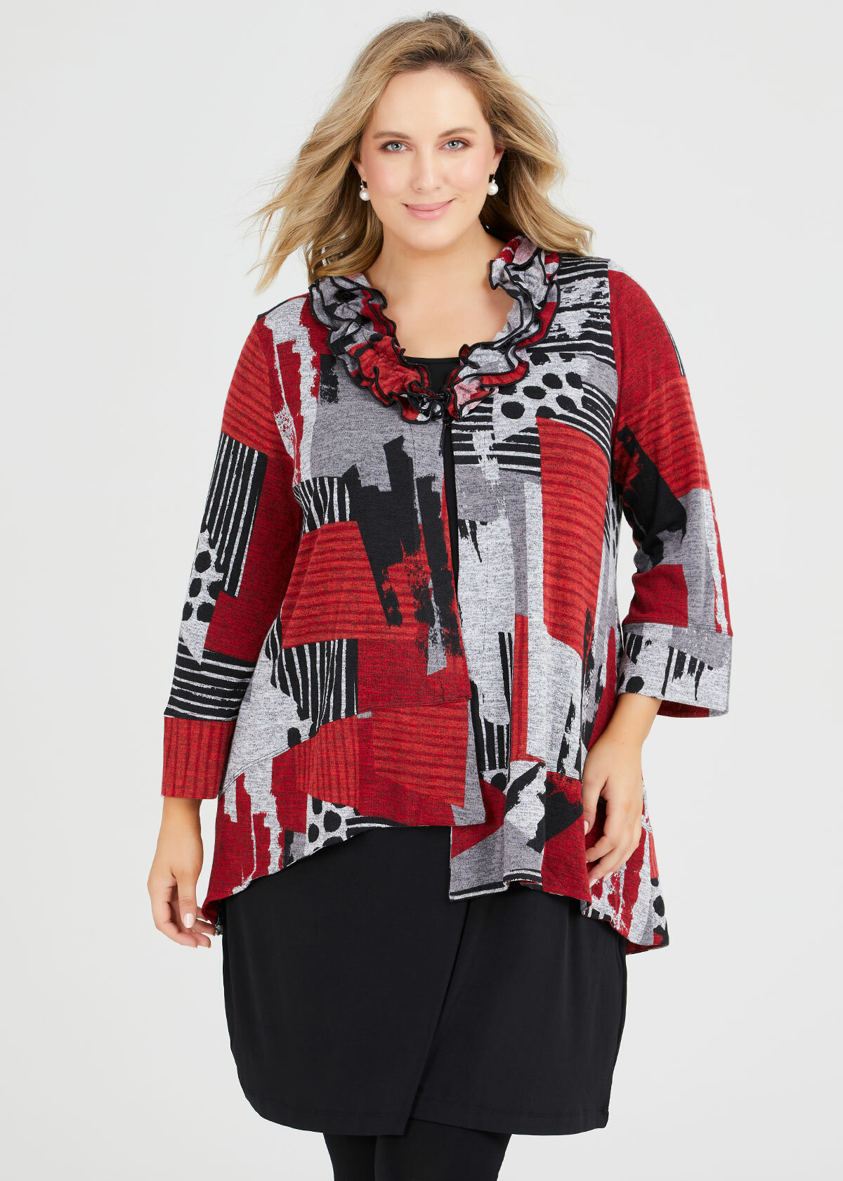 Shop Plus Size Rising Sun Cardigan, Print | Taking Shape AU