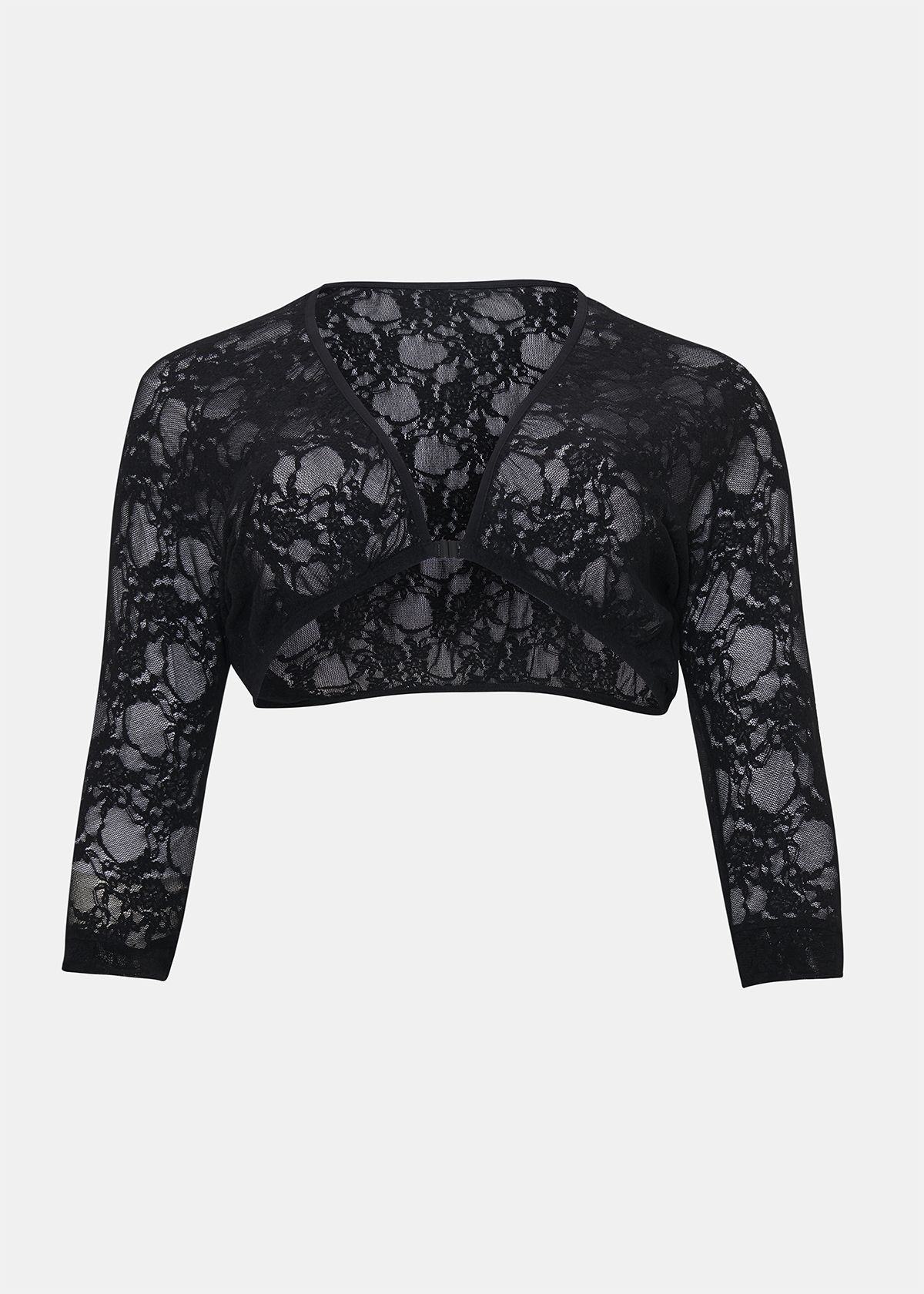 Shop Plus Size Lace Sleevies Under Top, Black | Taking Shape AU