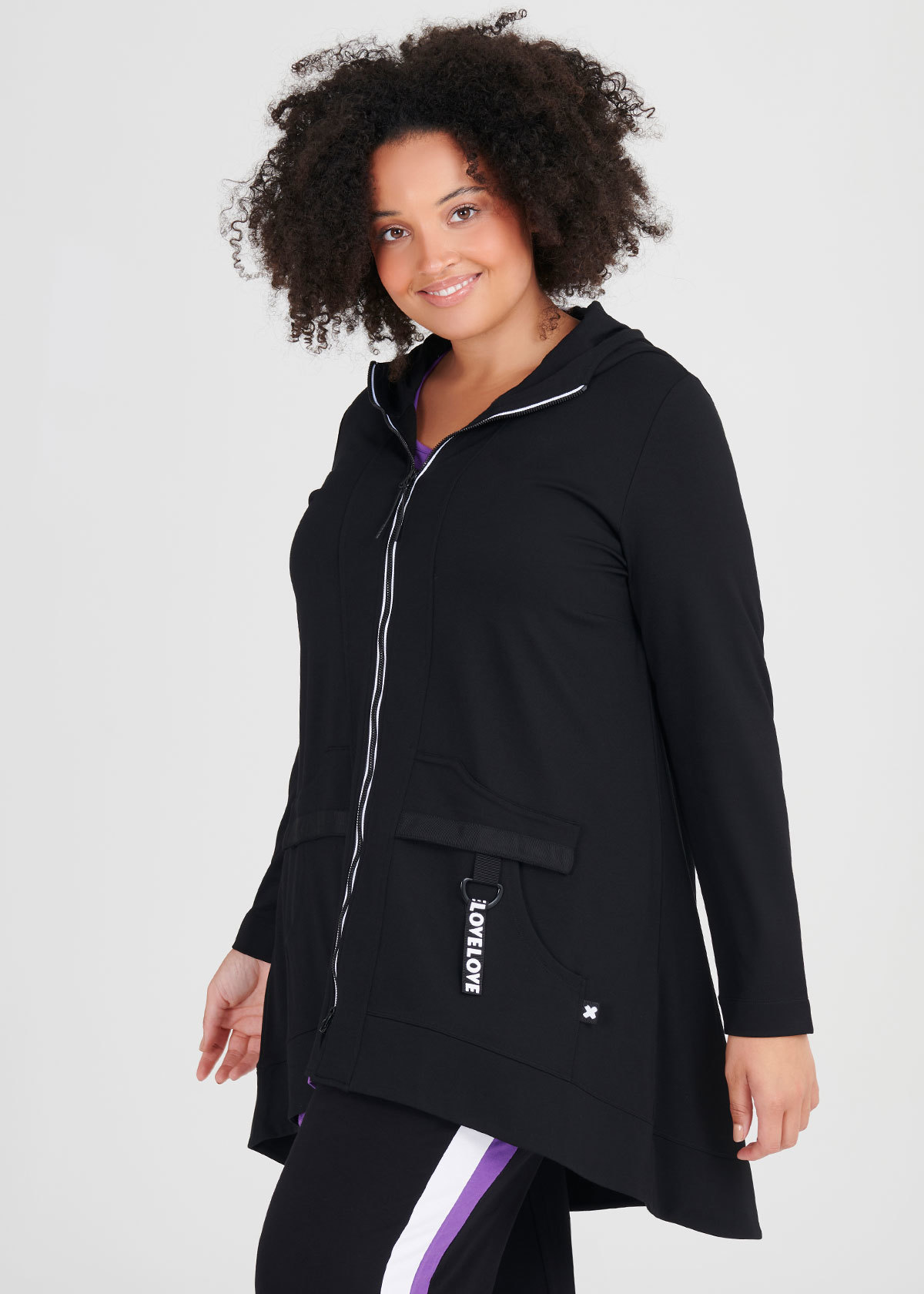 Shop Plus Size Ponti Time Out Jacket, Black | Taking Shape AU