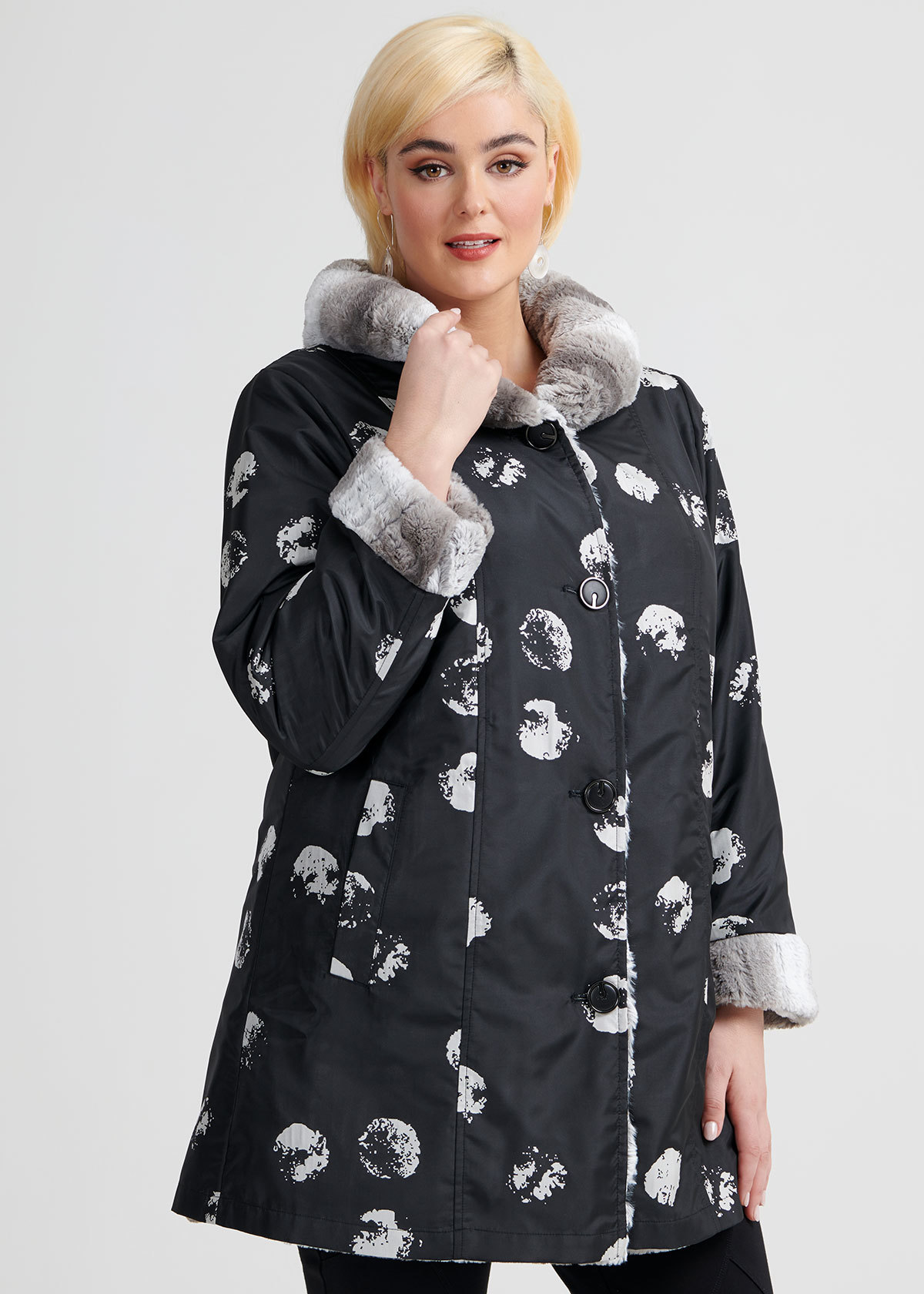 Shop Plus Size Wondrous Coat, Black | Taking Shape AU
