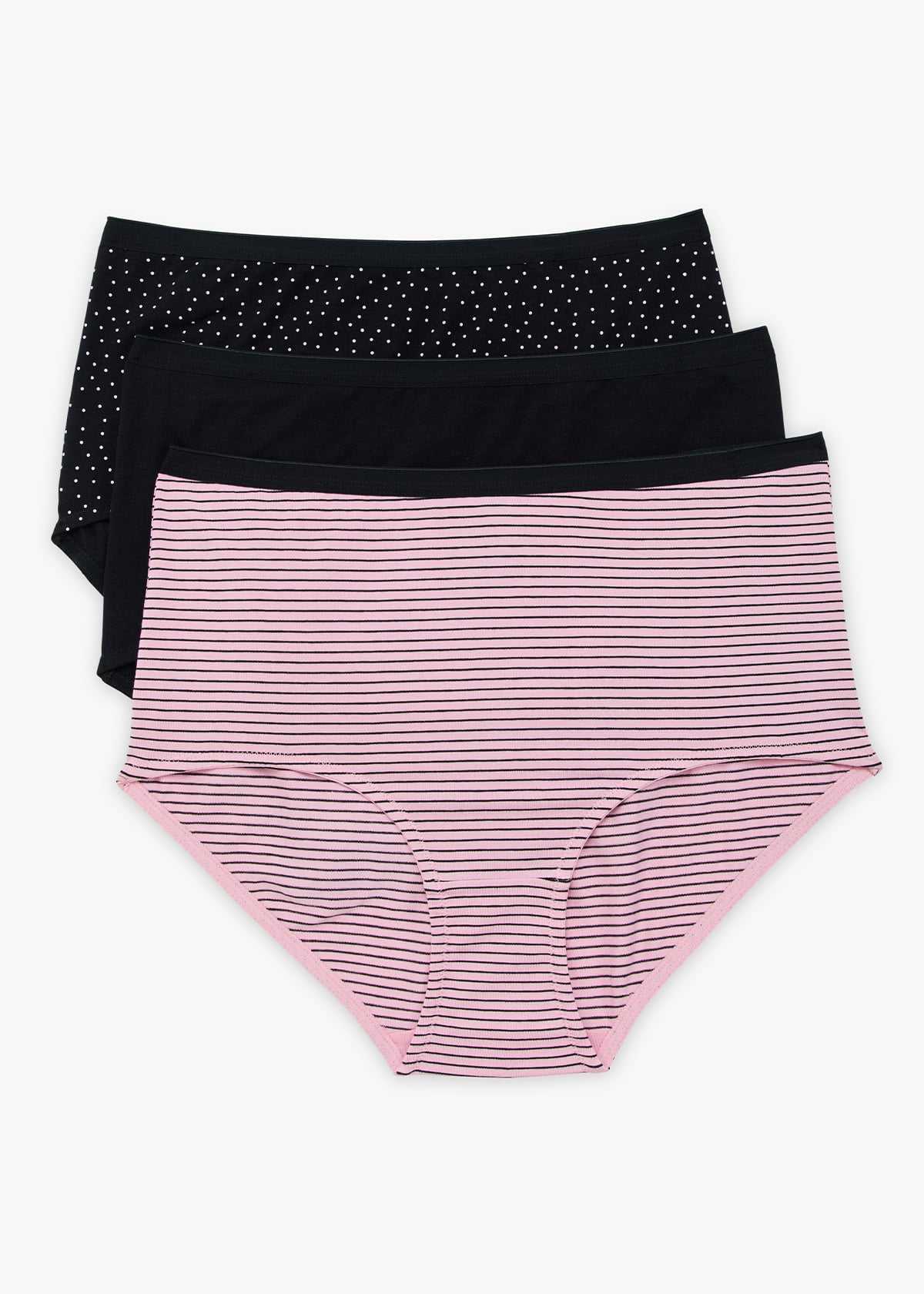 Shop Plus Size 3 Pack Bamboo Full Briefs, Multi | Taking Shape NZ